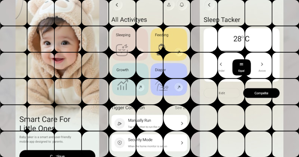 Baby Tracker Mobile App UI/UX