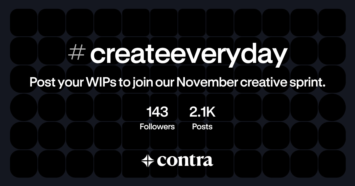 #createeveryday on Contra