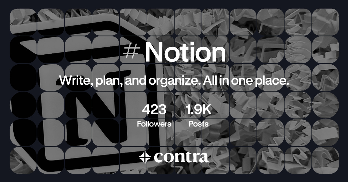 #Notion on Contra