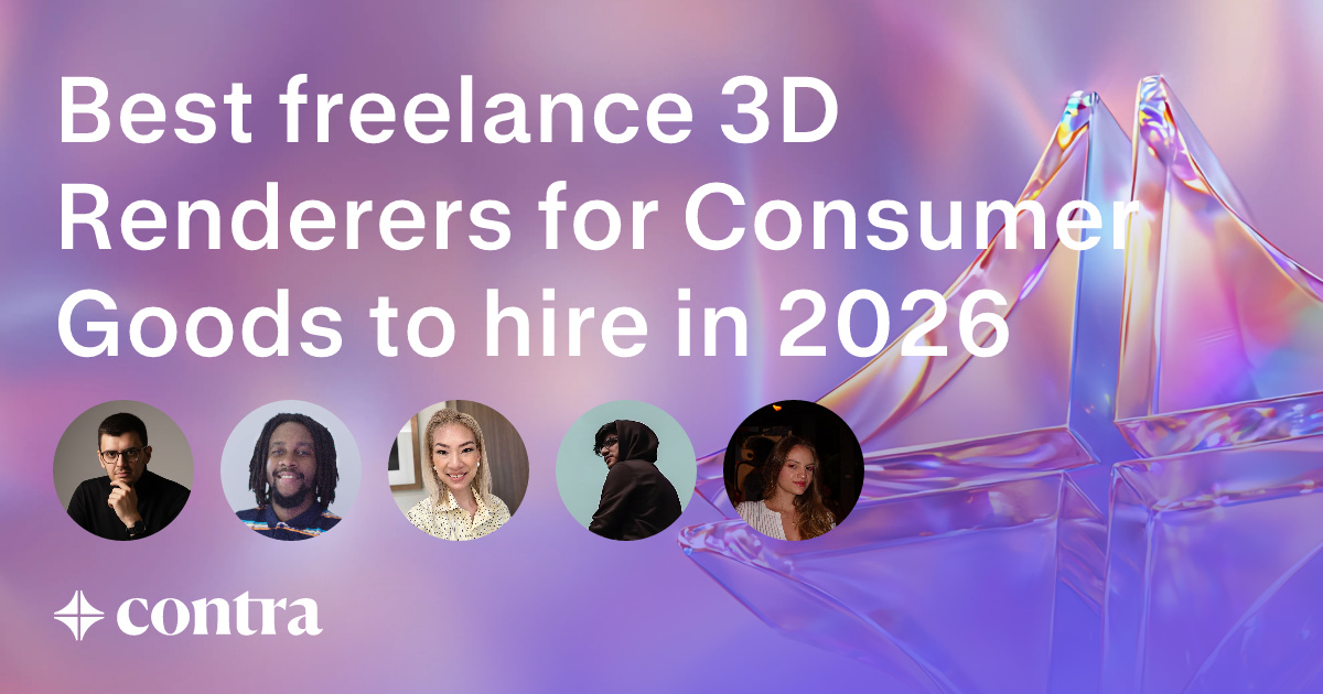 3D Rendering freelancers for Consumer Goods