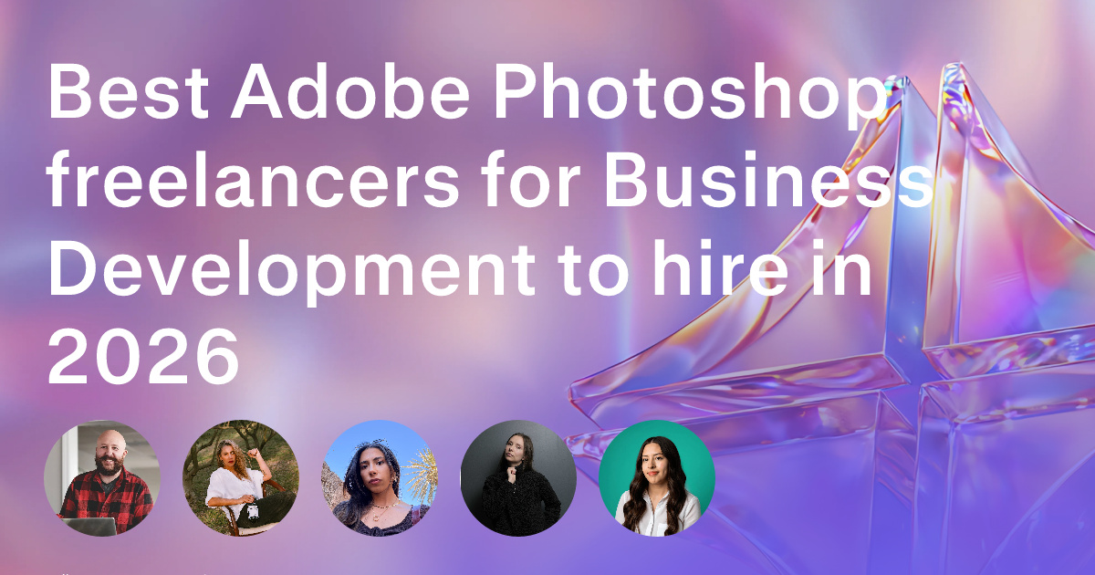 Adobe Photoshop freelancers for Business Development