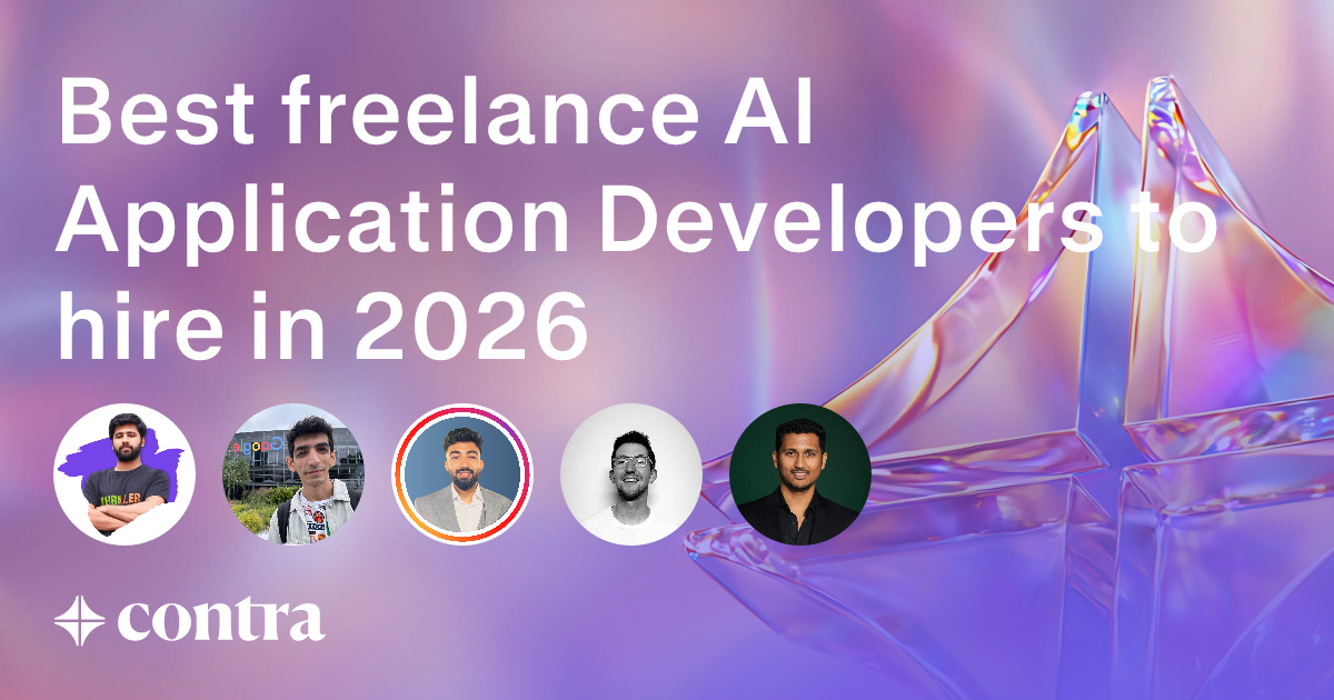 AI Application Development freelancers