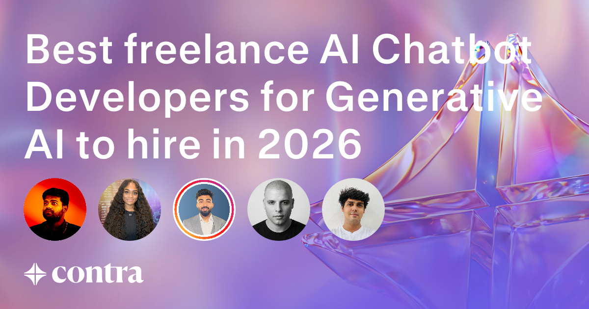 AI Chatbot Development freelancers for Generative AI