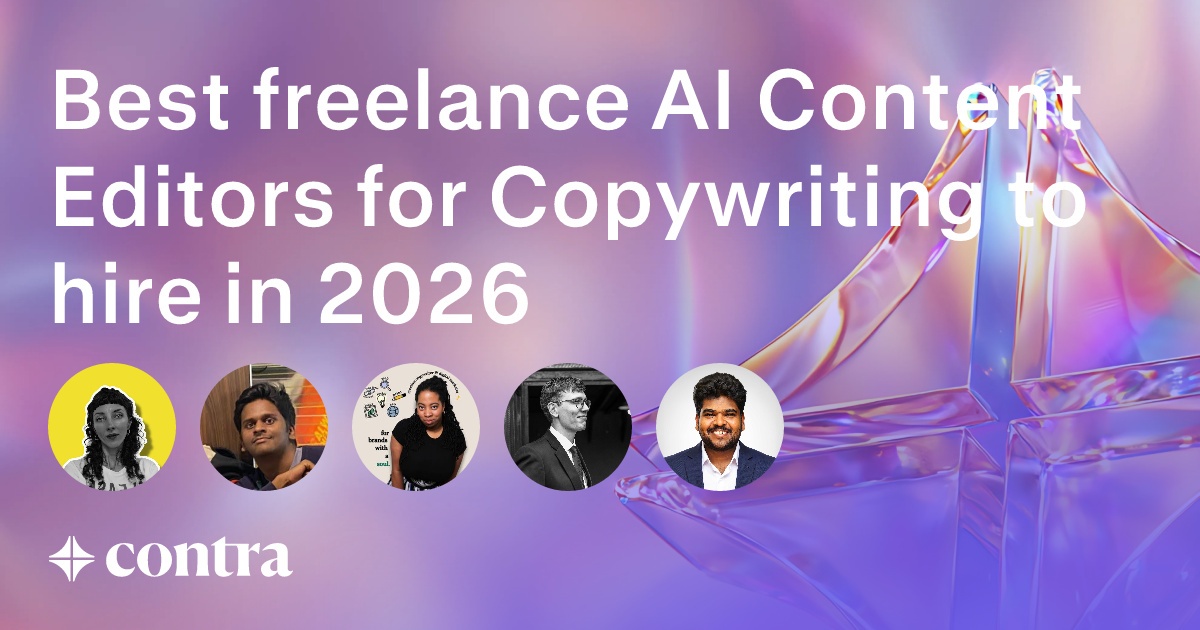 AI Content Editing freelancers for Copywriting