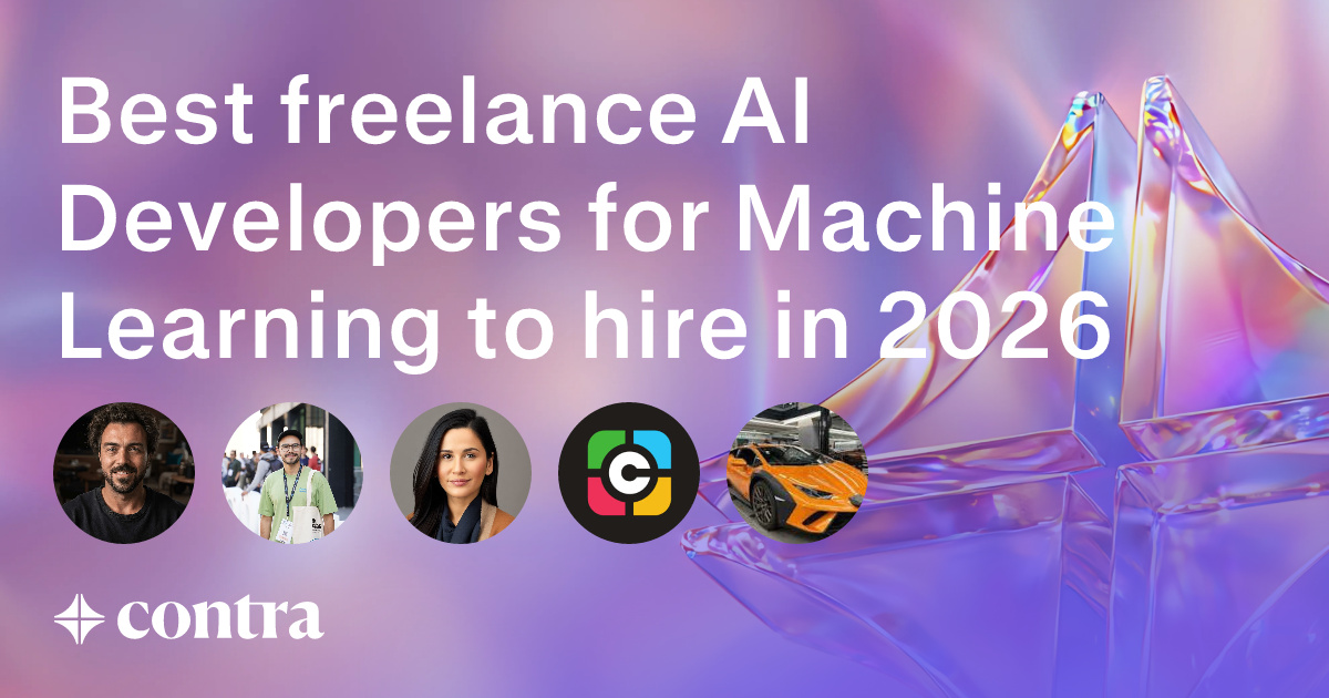 AI Development freelancers for Machine Learning