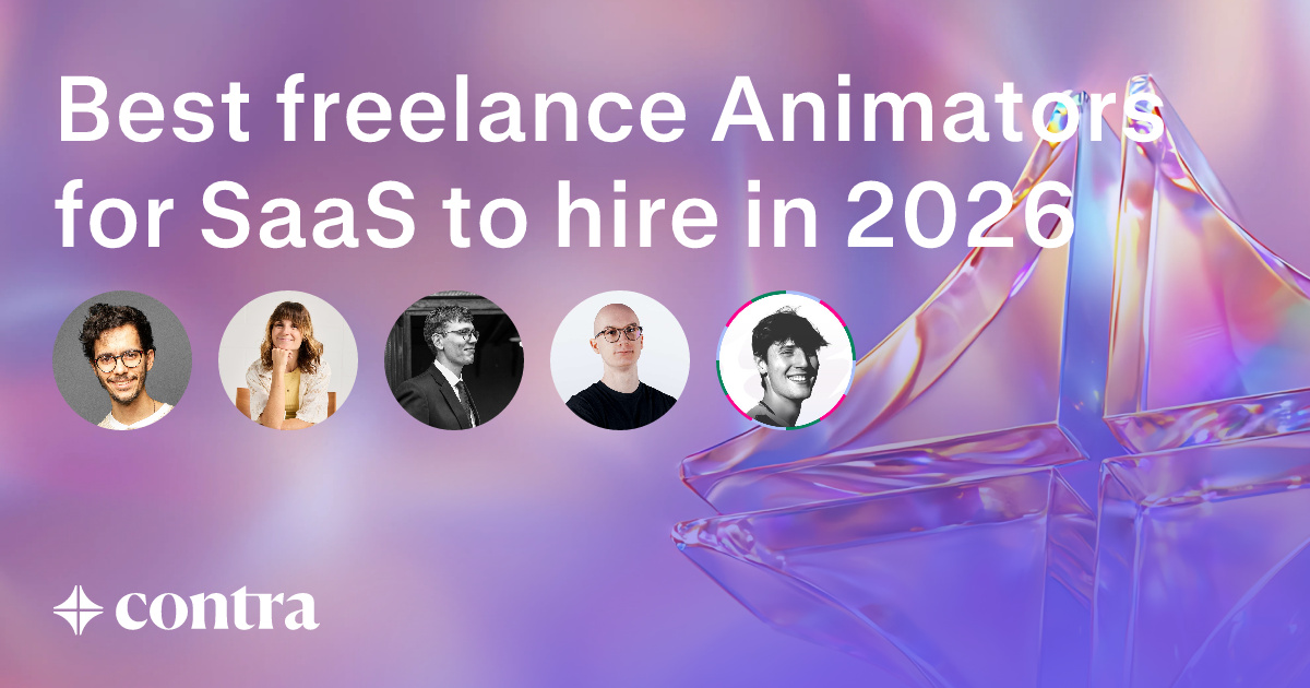 Animation freelancers for SaaS