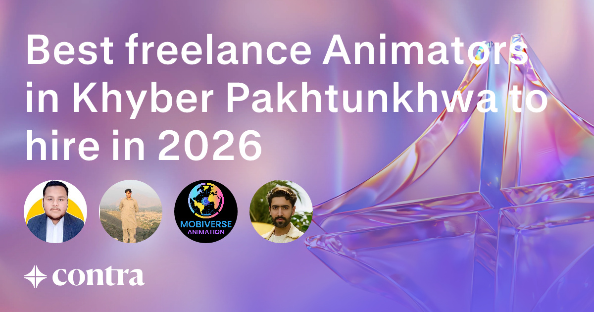 Animation freelancers in Khyber Pakhtunkhwa
