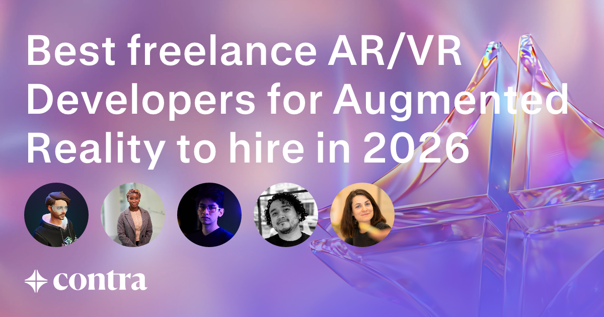 Best freelance AR/VR Developers for Augmented Reality to hire in 2025