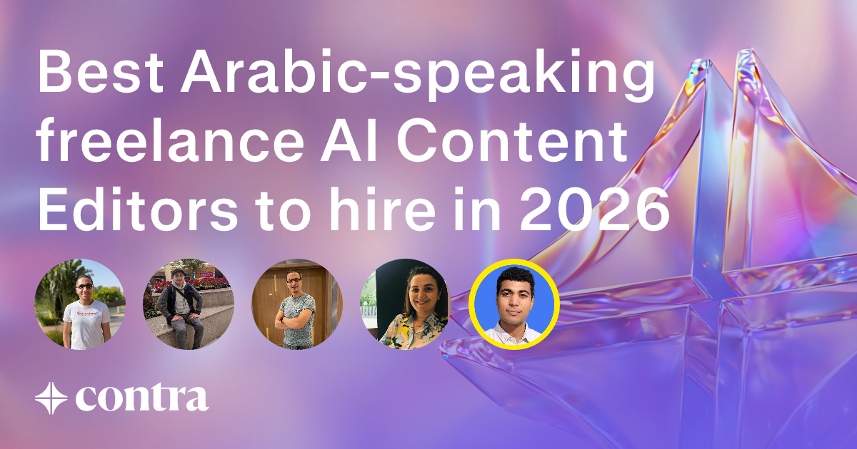 Arabic-speaking AI Content Editing freelancers