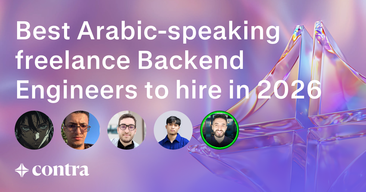 Arabic-speaking Backend Development freelancers