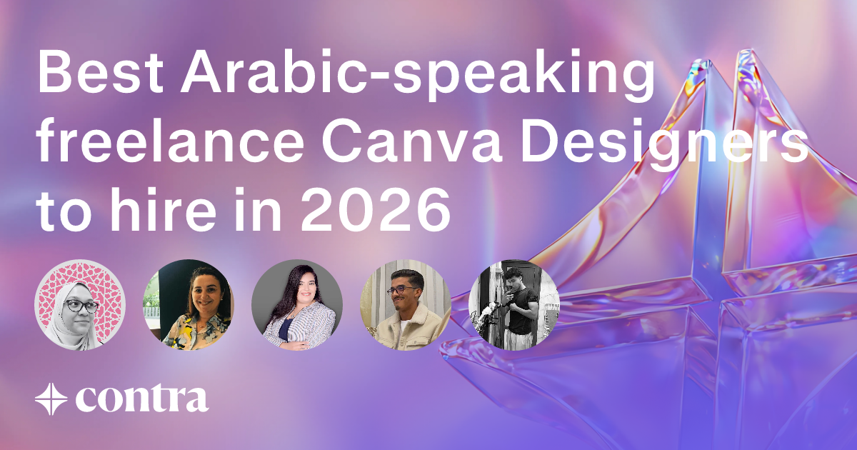 Best Arabic-speaking freelance Canva Designers to hire in 2025