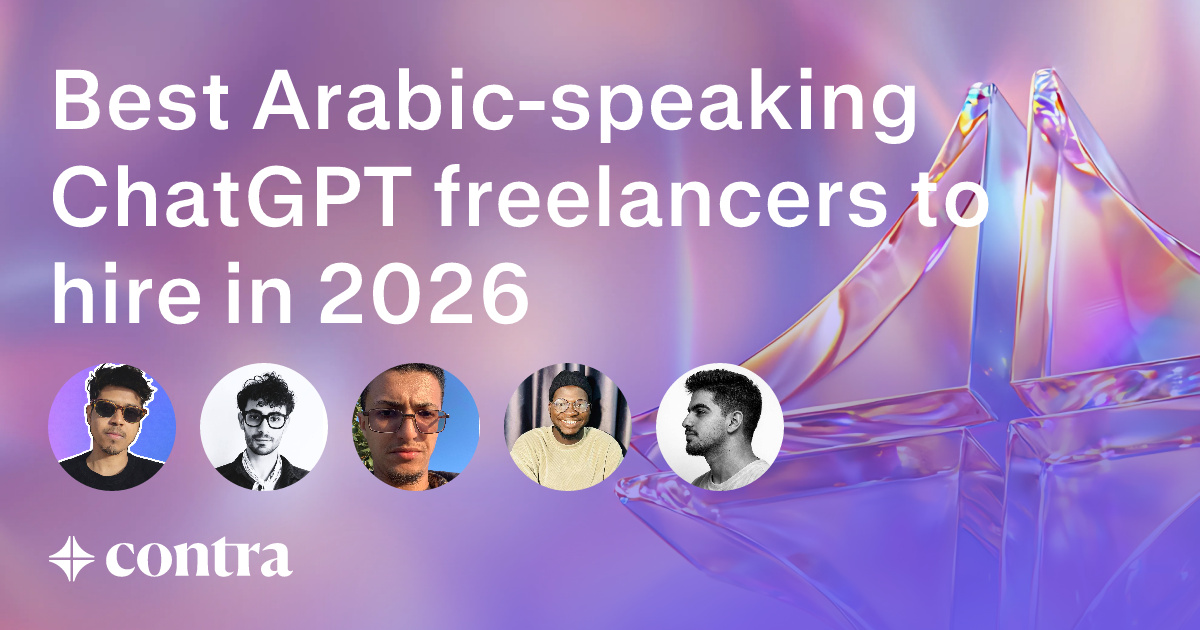 Arabic-speaking ChatGPT freelancers
