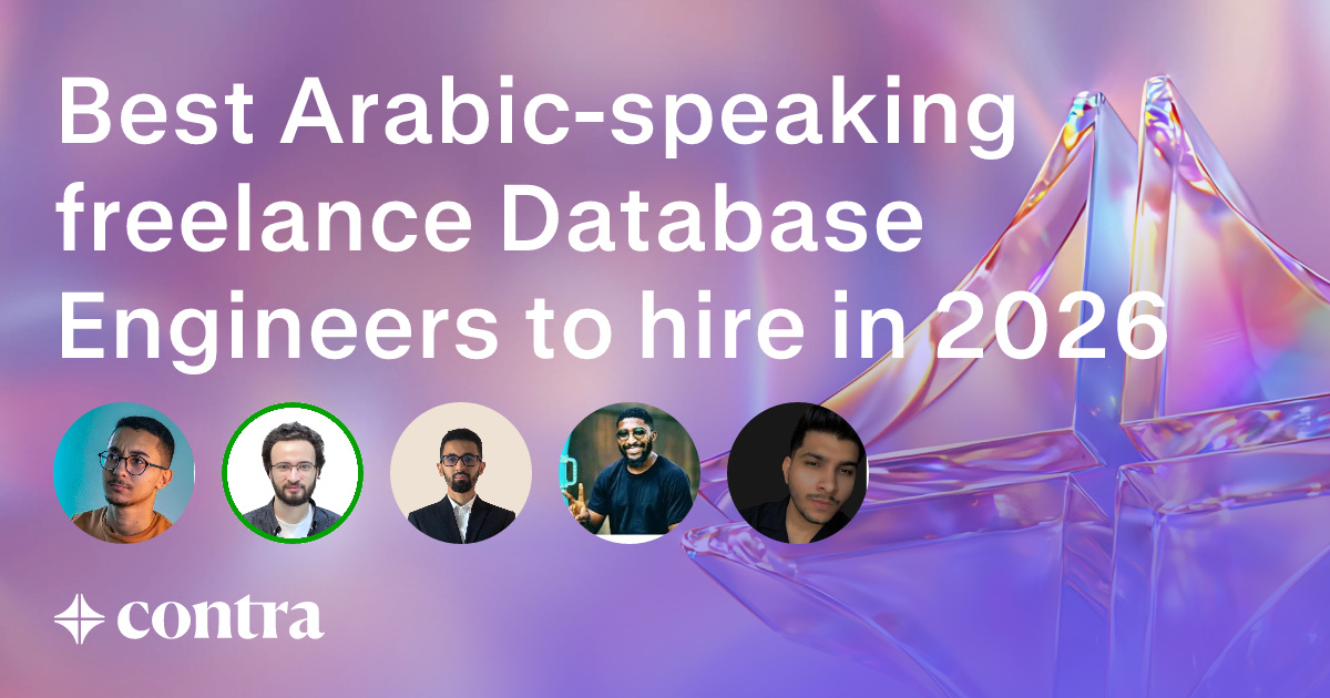 Arabic-speaking Database Engineering freelancers
