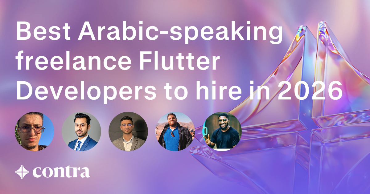 Arabic-speaking Flutter Development freelancers