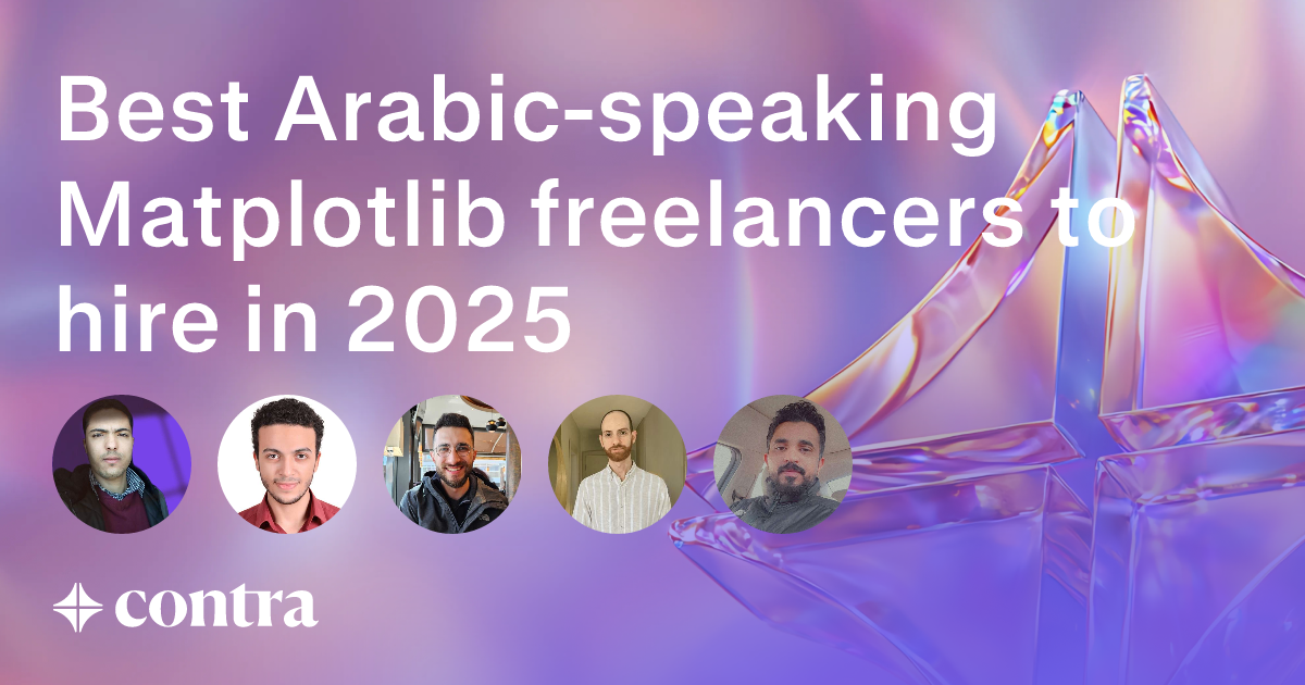 Best Arabic-speaking Matplotlib freelancers to hire in 2025