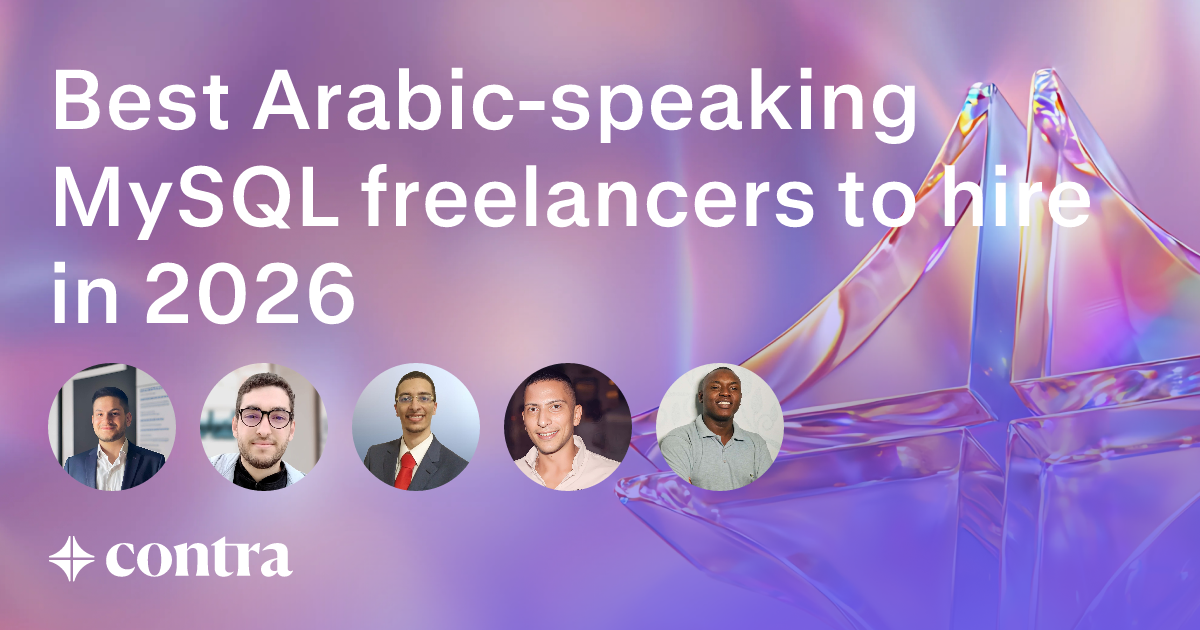 Best Arabic-speaking MySQL freelancers to hire in 2025