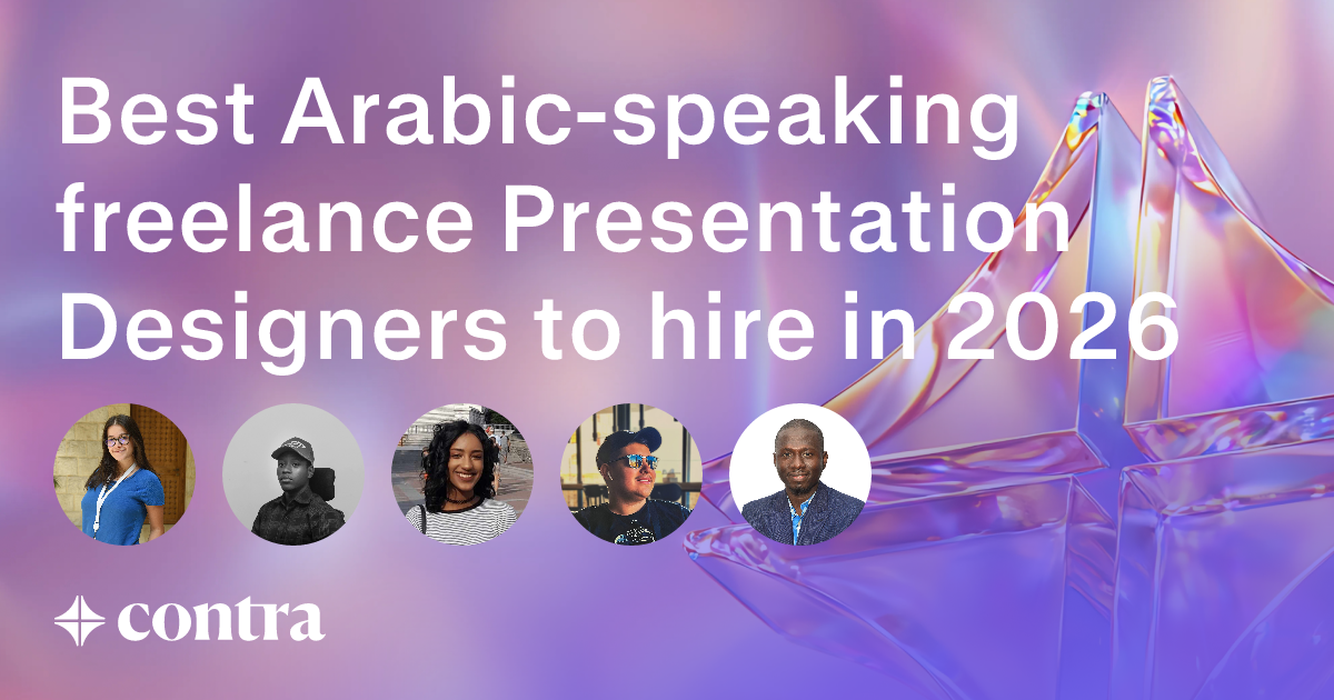 Arabic-speaking Presentation Design freelancers