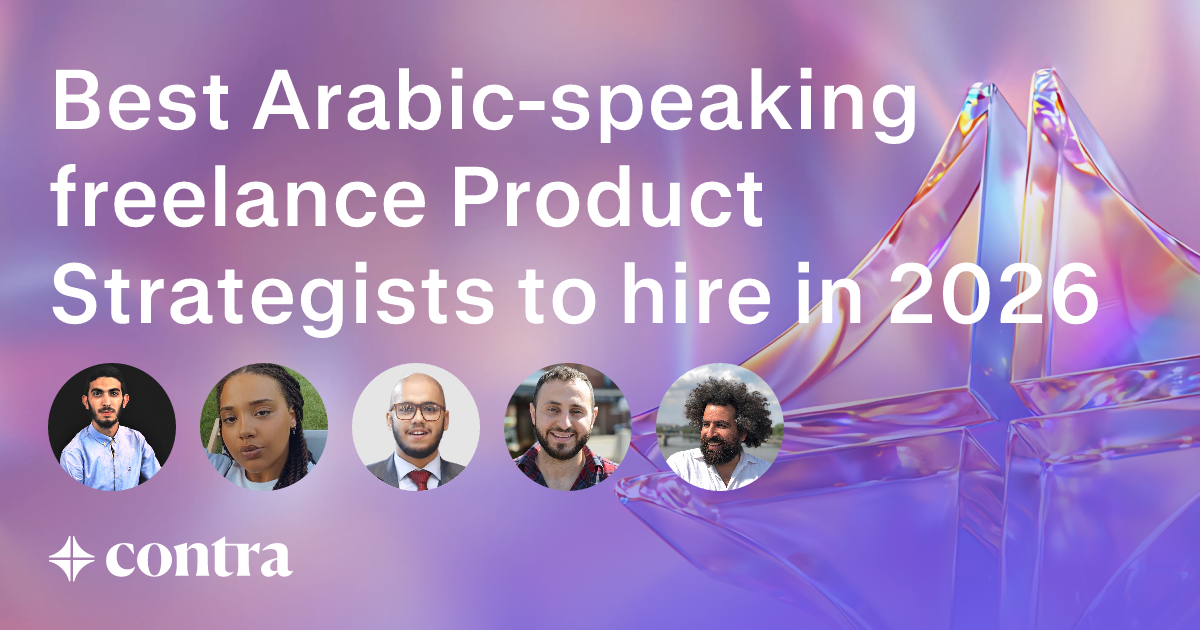 Best Arabic-speaking freelance Product Strategists to hire in 2025