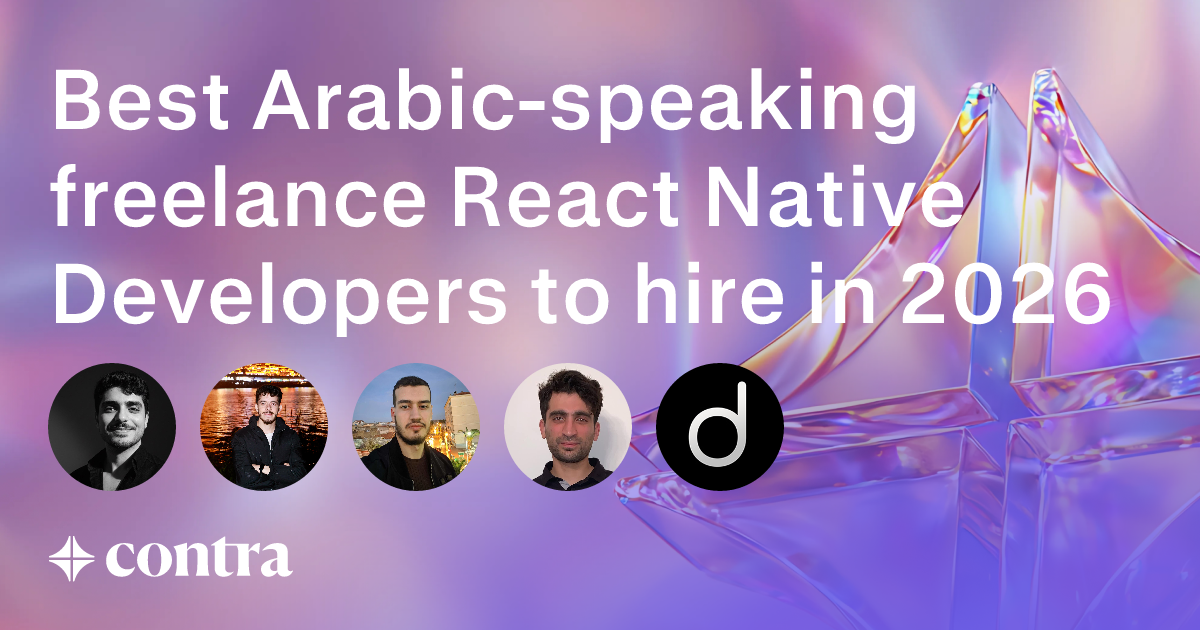 Arabic-speaking React Native Development freelancers