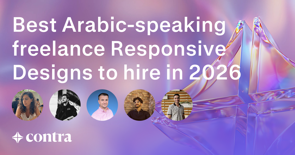 Arabic-speaking Responsive Design freelancers