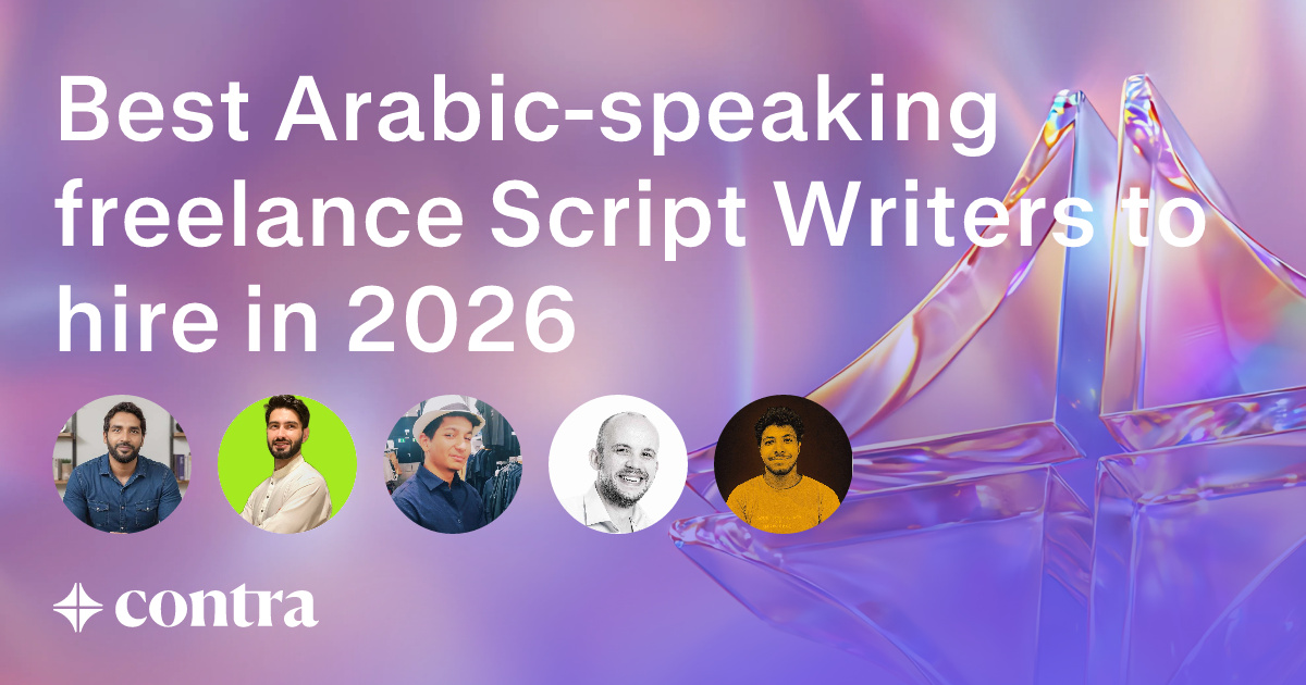 Arabic-speaking Scriptwriting freelancers