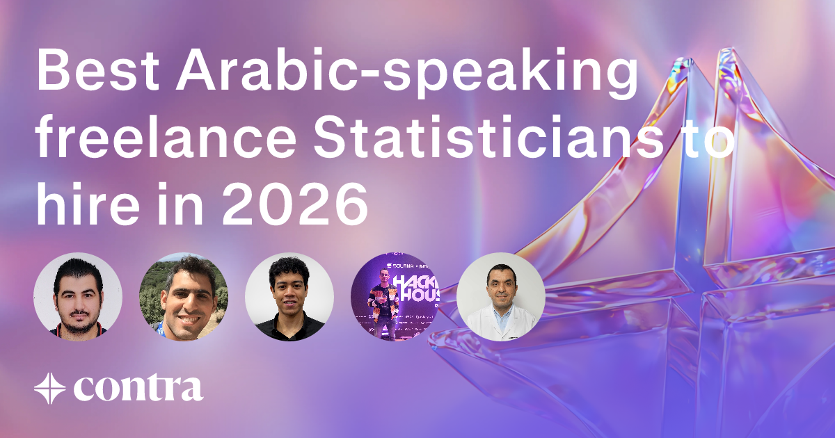 Best Arabic-speaking freelance Statisticians to hire in 2025