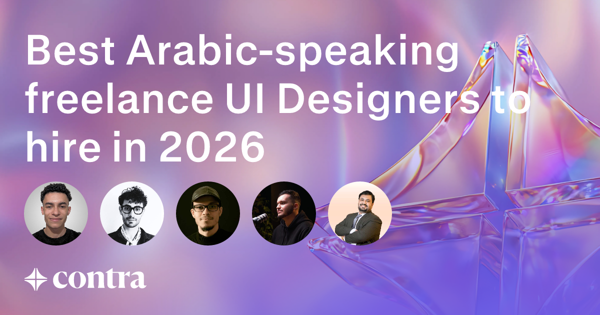 Arabic-speaking UI Design freelancers