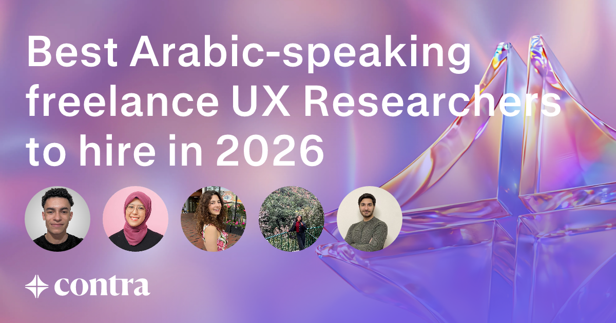 Arabic-speaking UX Research freelancers