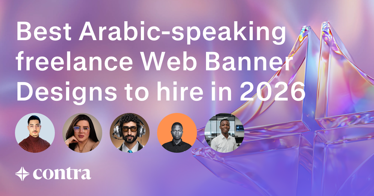 Best Arabic-speaking freelance Web Banner Designs to hire in 2025