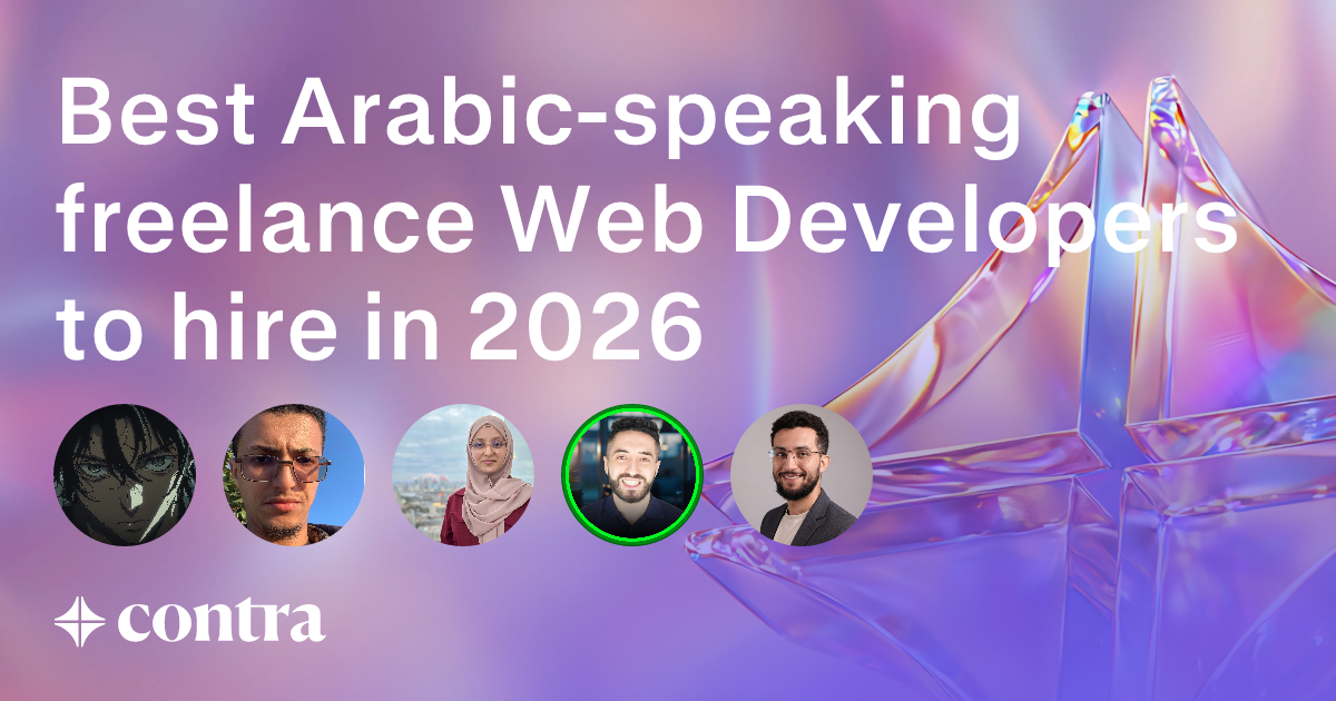 Best Arabic-speaking freelance Web Developers to hire in 2025