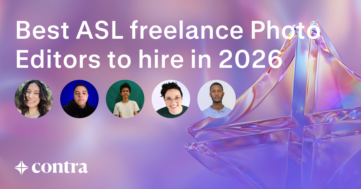 ASL Photo Editing freelancers