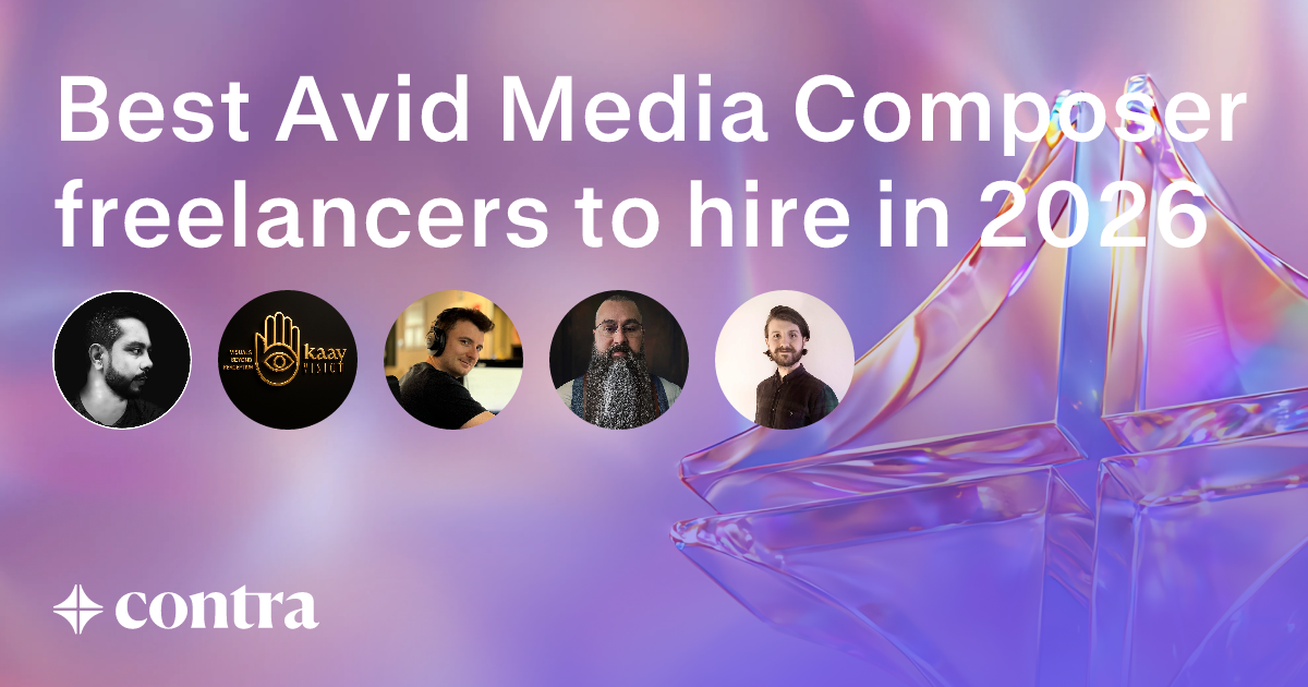 Best Avid Media Composer freelancers to hire in 2025
