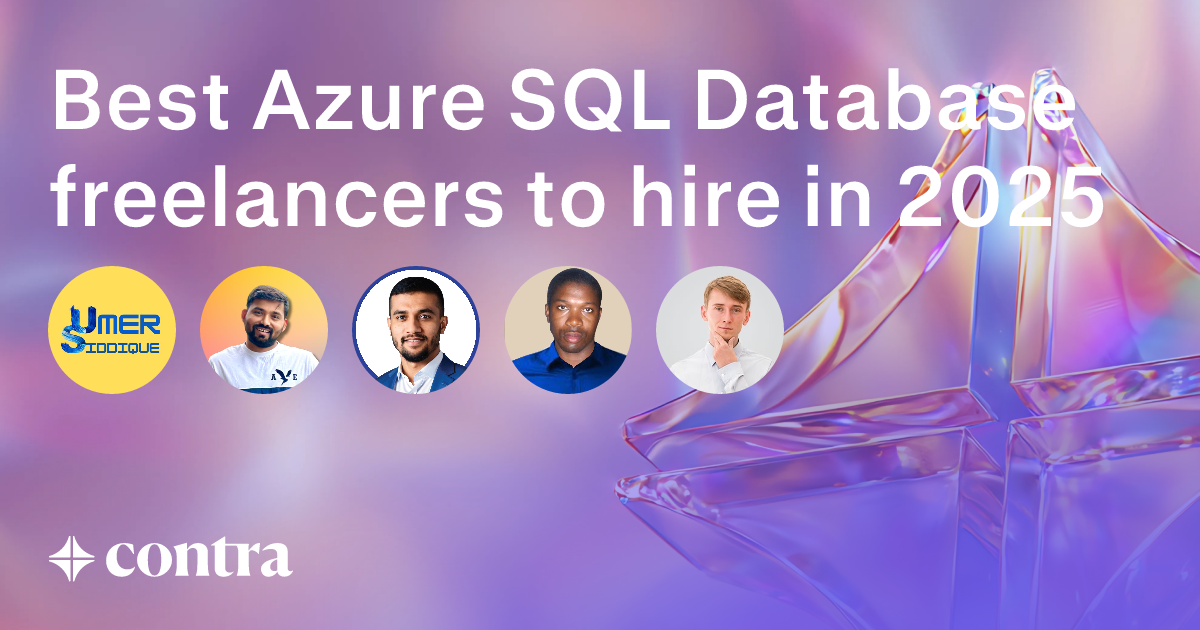 Best Azure SQL Database freelancers to hire in 2025