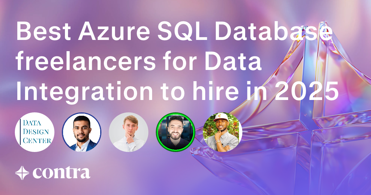 Best Azure SQL Database freelancers for Data Integration to hire in 2025