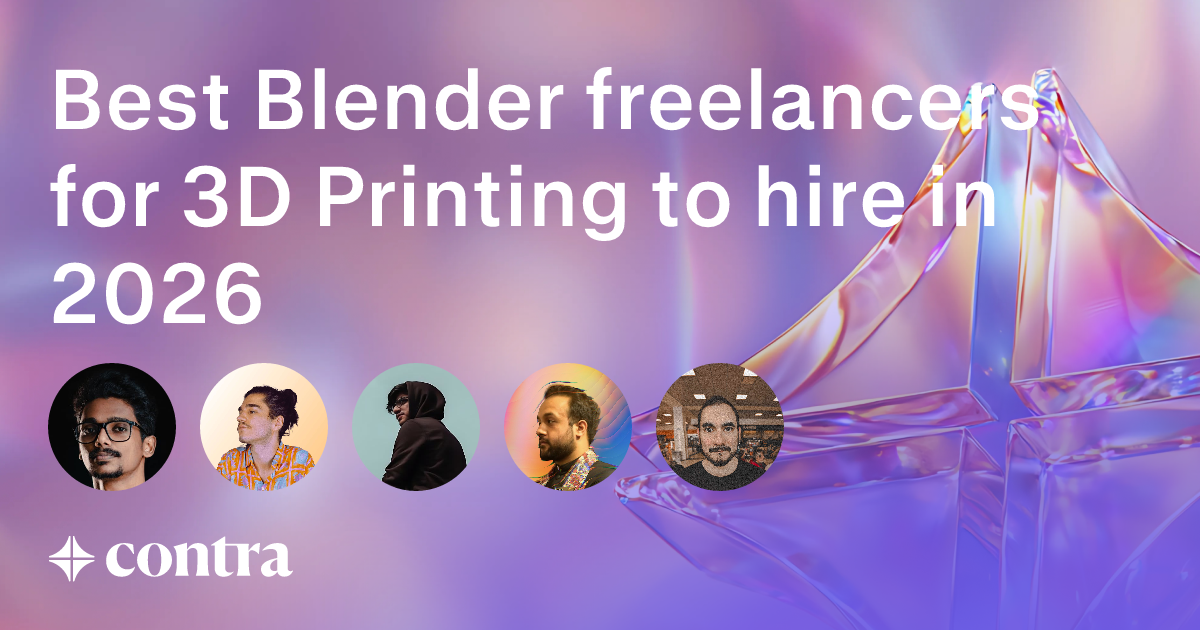 Blender freelancers for 3D Printing
