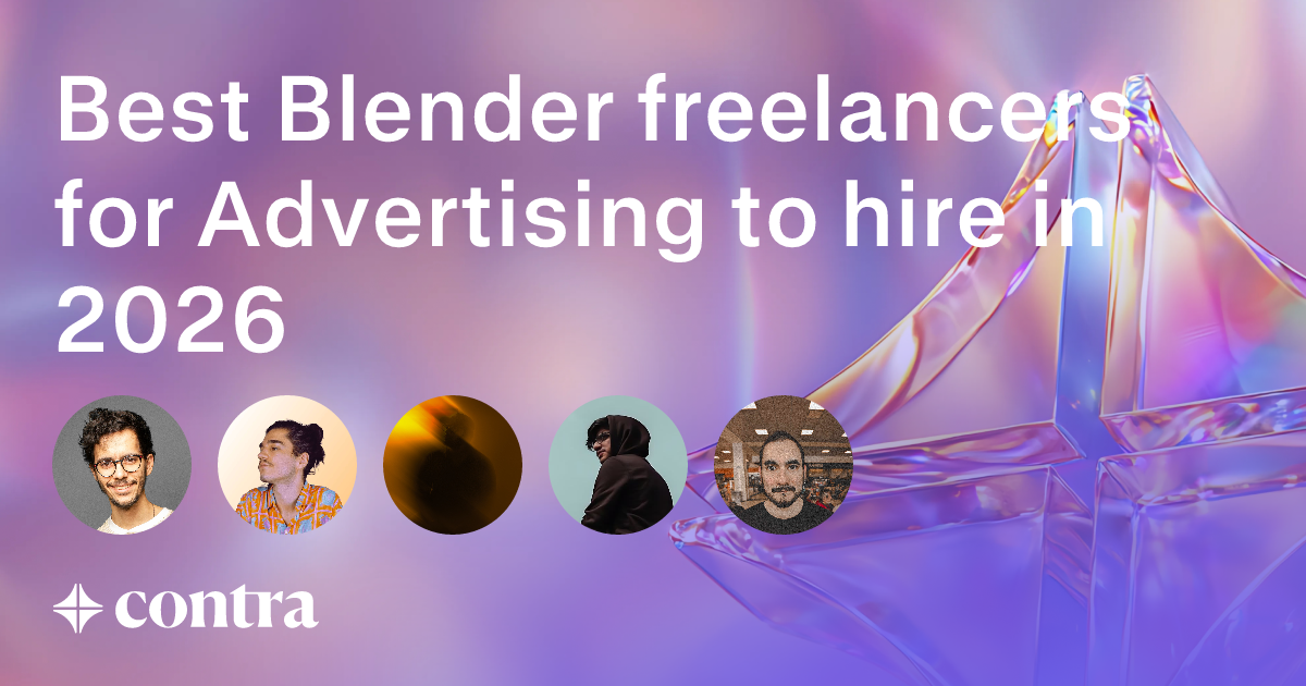 Blender freelancers for Advertising