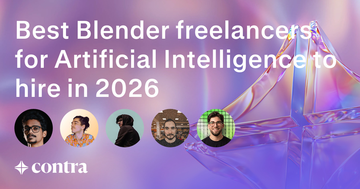 Blender freelancers for Artificial Intelligence
