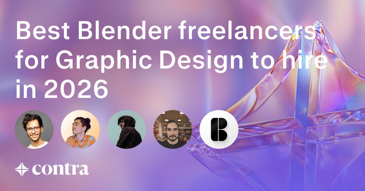 Blender freelancers for Graphic Design