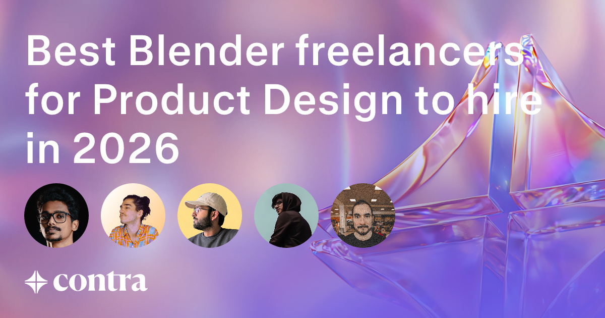 Blender freelancers for Product Design