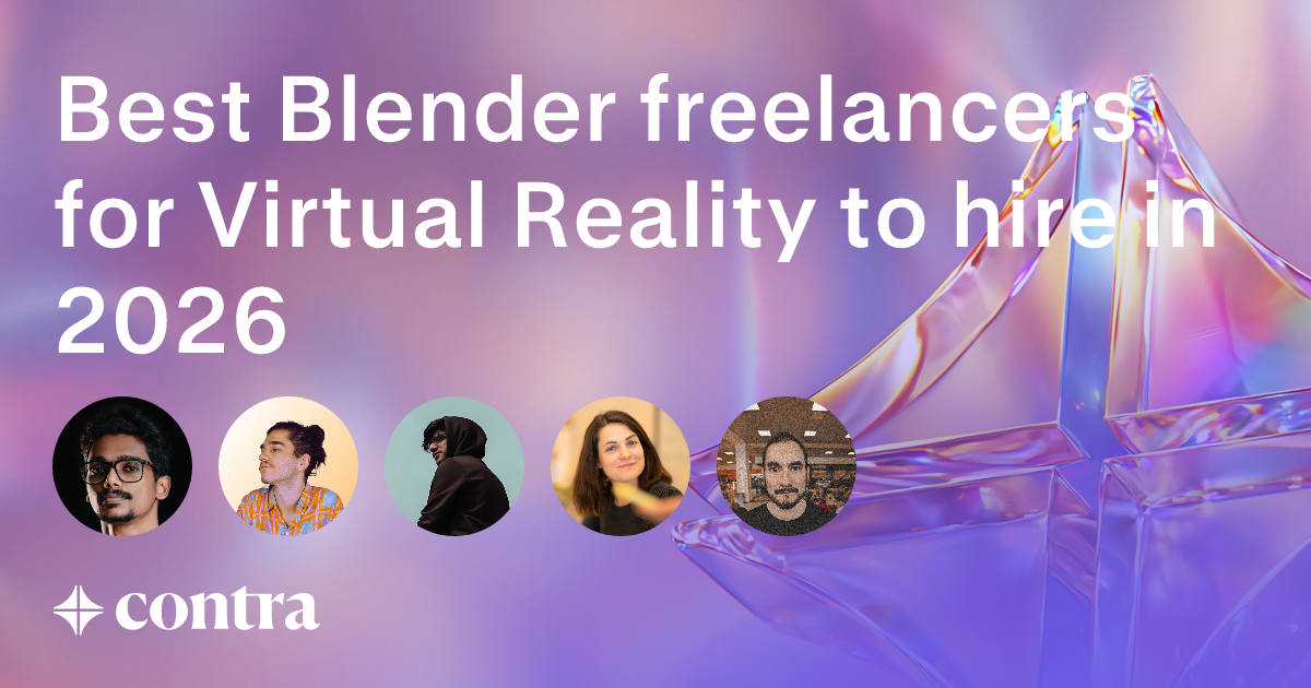 Blender freelancers for Virtual Reality