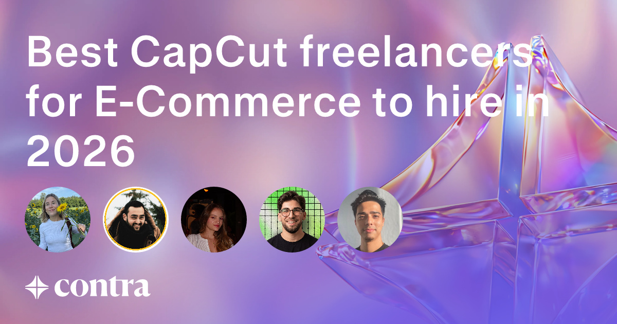 CapCut freelancers for E-Commerce