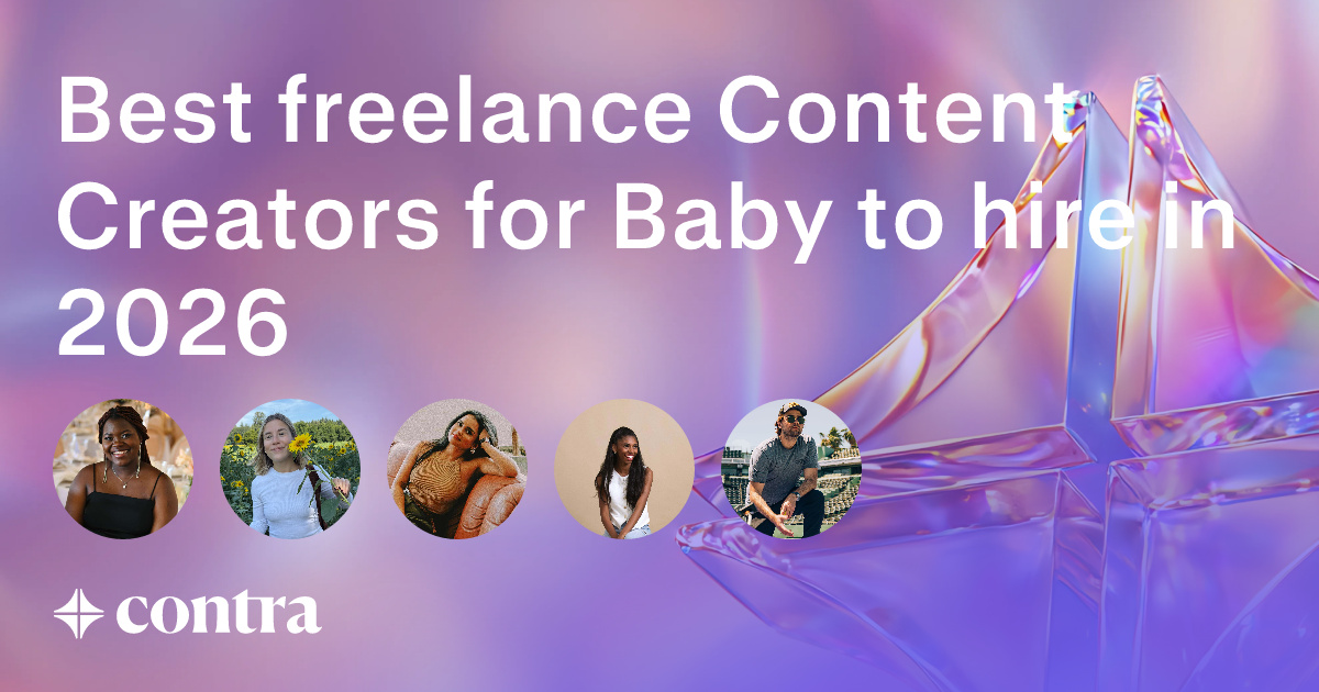 Content Creation freelancers for Baby