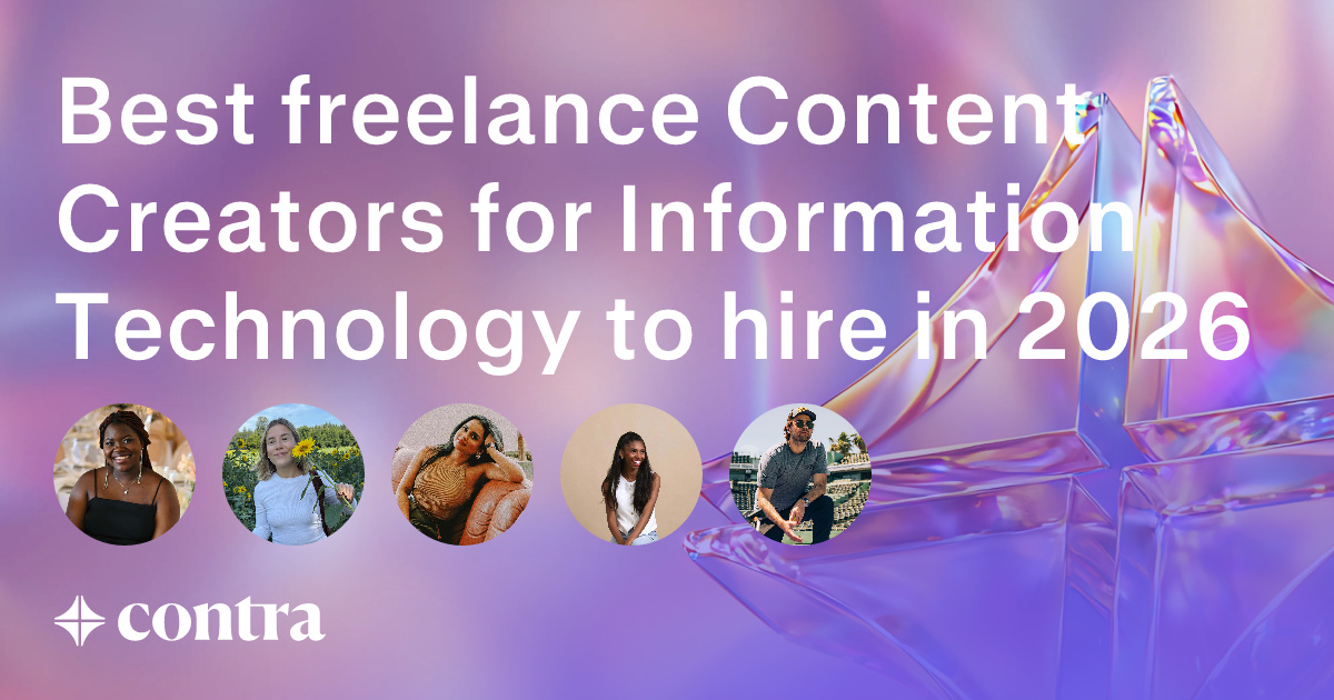 Content Creation freelancers for Information Technology