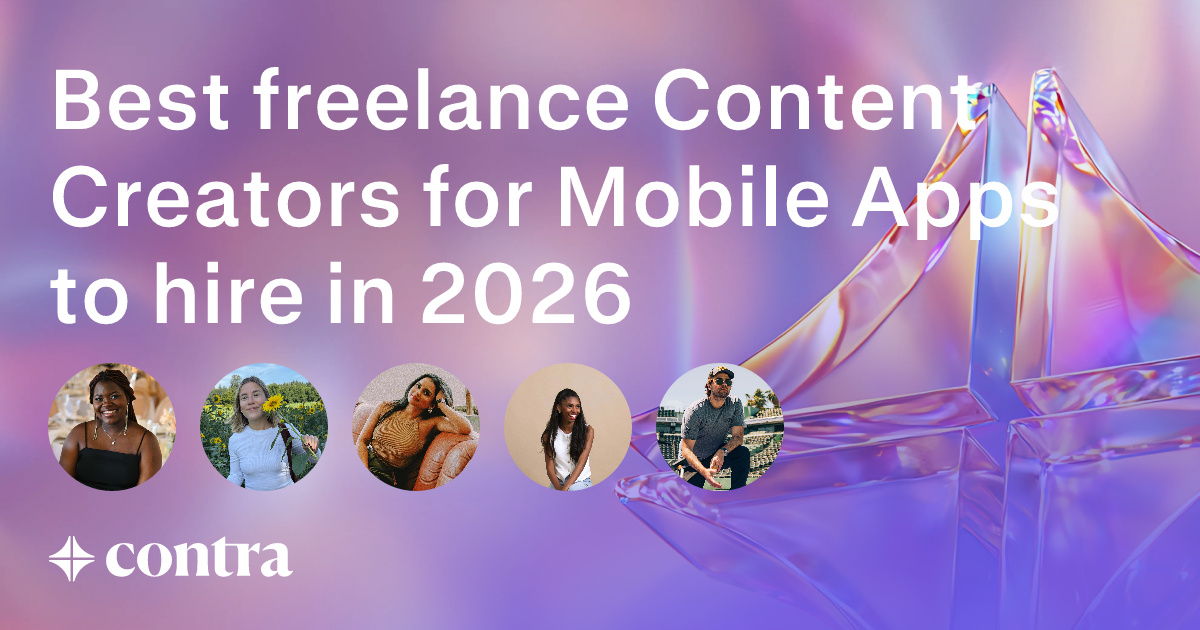Content Creation freelancers for Mobile Apps