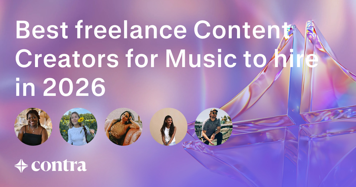 Content Creation freelancers for Music