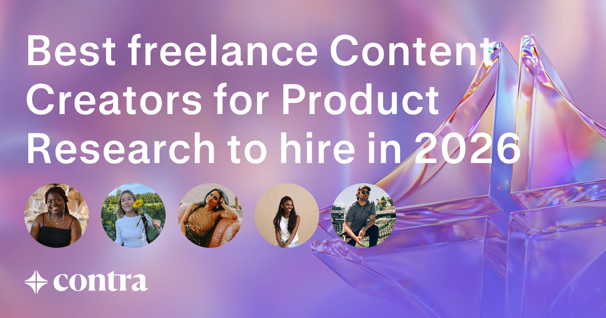 Content Creation freelancers for Product Research