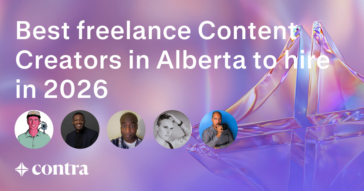 Content Creation freelancers in Alberta