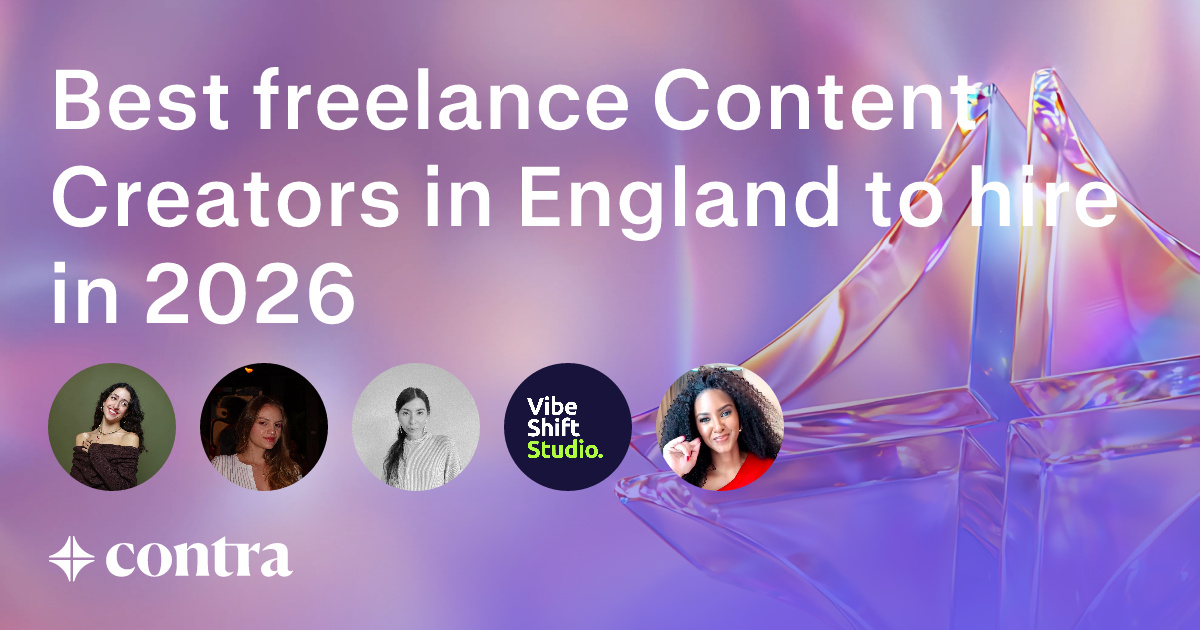 Content Creation freelancers in England