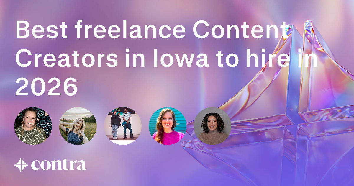 Content Creation freelancers in Iowa