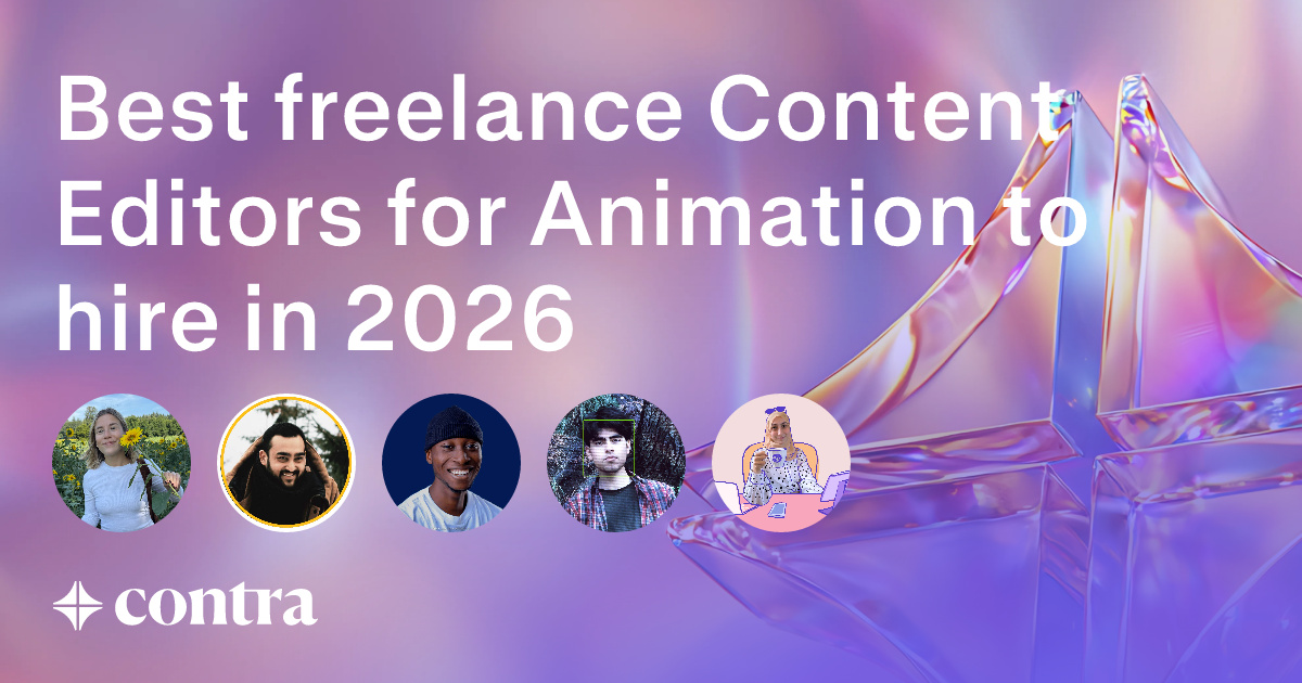 Content Editing freelancers for Animation